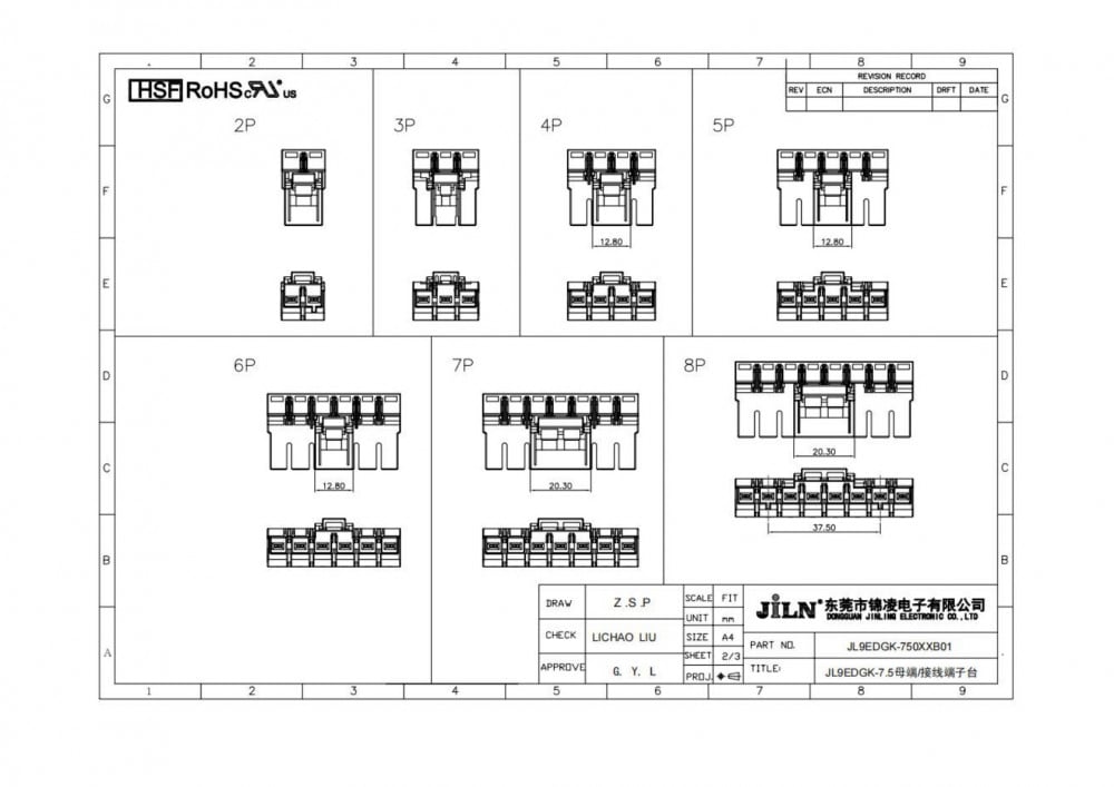 JL9EDGK drawing sheet 2