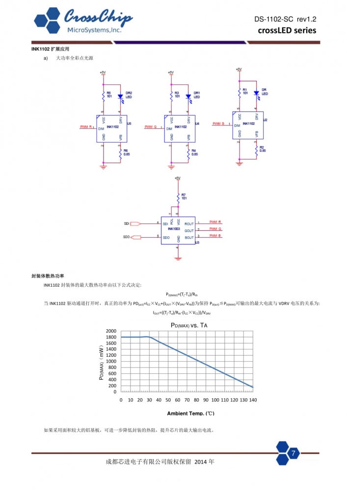 INK1102ST datasheet page 7