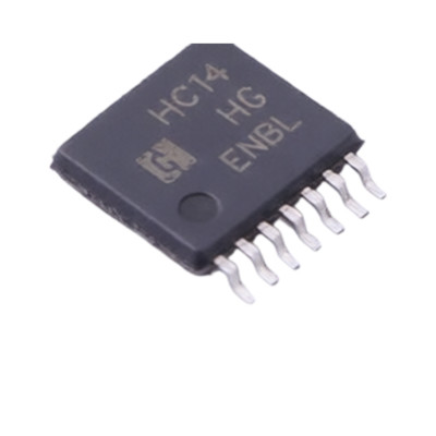 HGSEMI 74HC14DMT/TR Hex Schmitt-Trigger Inverter Chip for Gates and Inverters