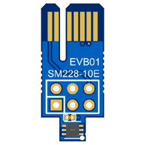 SM223-10E-EVB02: I2C 1.5 mT TMR Smart Current Sensor Eval Board