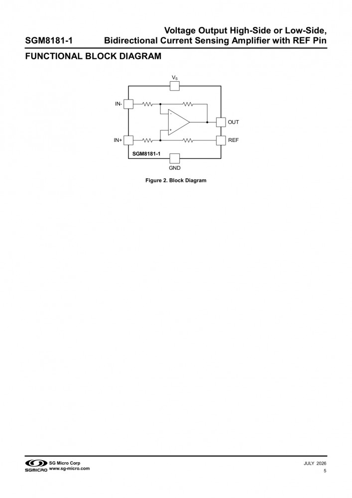 SGM8181-1 datasheet page 5