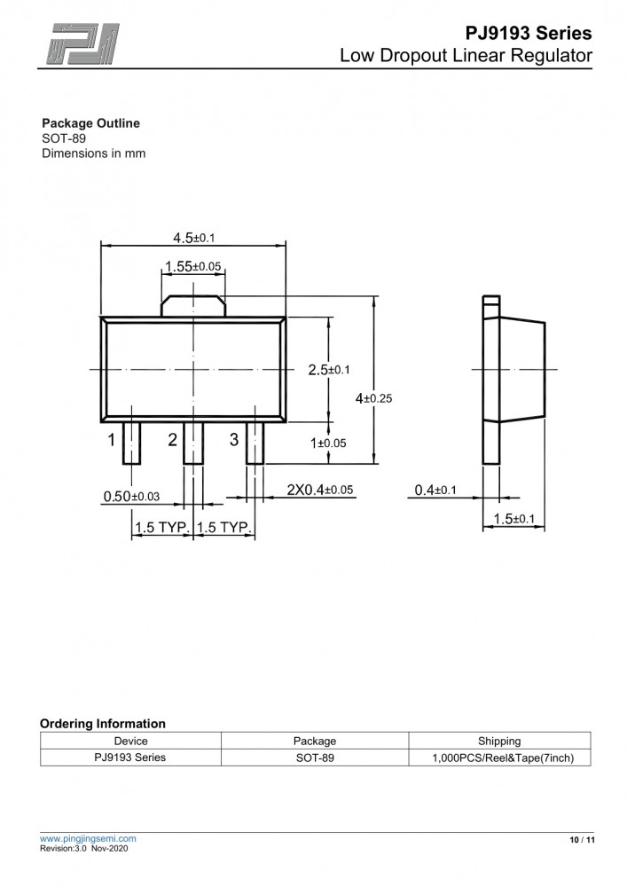 PJ9193 technical document page 10