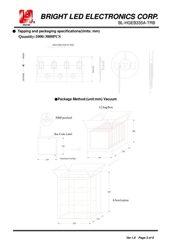 BL-HGEB335A-TRB datasheet page 3
