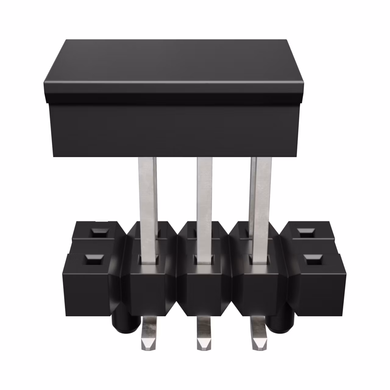 C-Grid Header, 2.54mm Pitch, Surface Mount, Dual Row, Vertical, 10 Circuits, Circuits 1, 5, 6, and 10 Voided, Tin (Sn) Overall Plating, with Cap and Peg, Tape and Reel Packaging, Lead-Free for sale