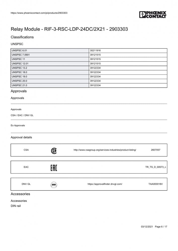 Phoenix Contact 2903303 datasheet page 6