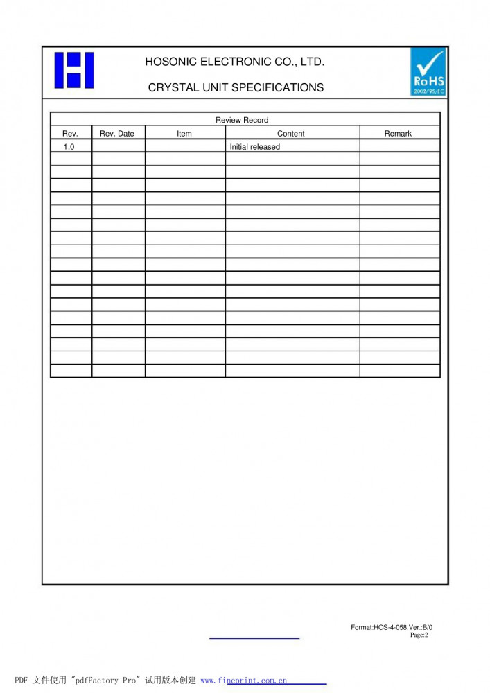 HOSONIC E3SB27E00000DE specification page 2