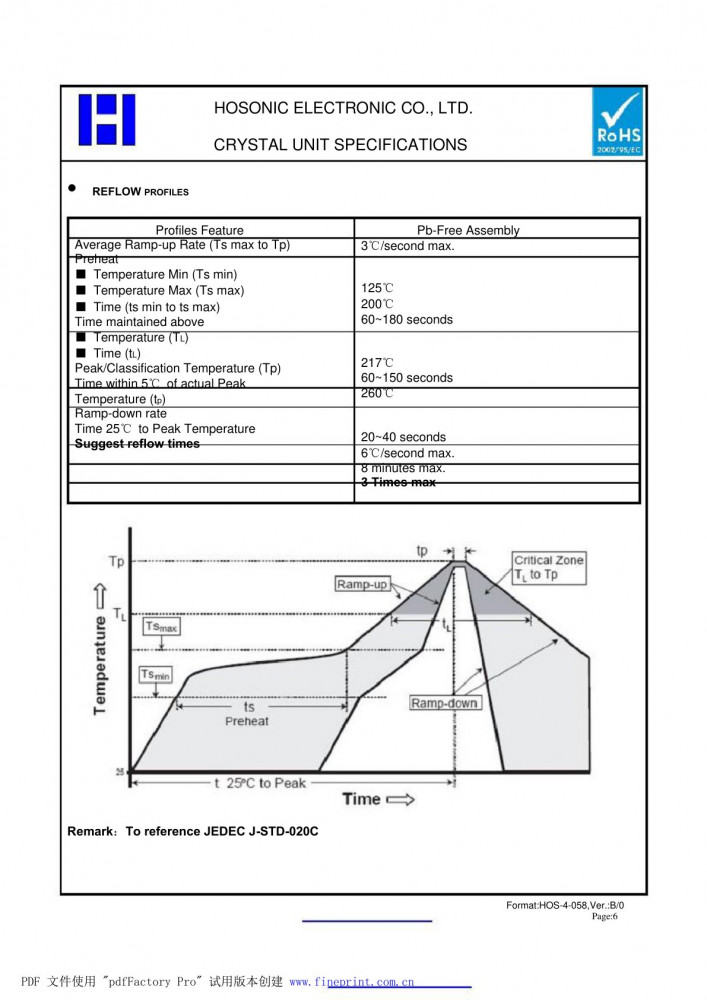 HOSONIC E3SB27E00000DE specification page 6