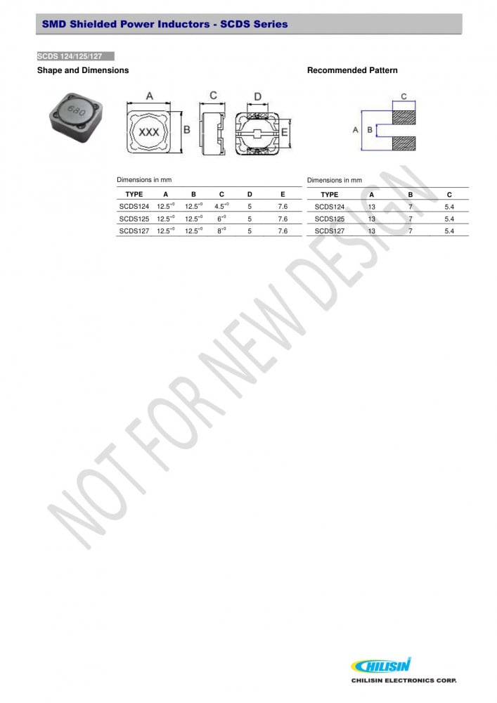 Chilisin SCDS Series datasheet page 3