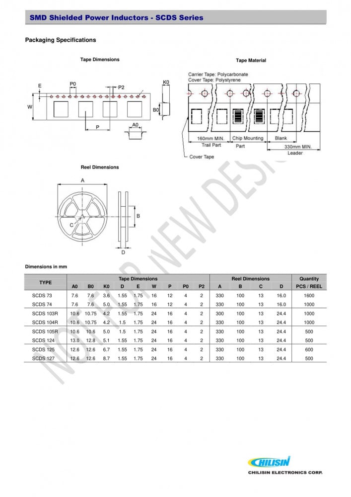 Chilisin SCDS Series datasheet page 8