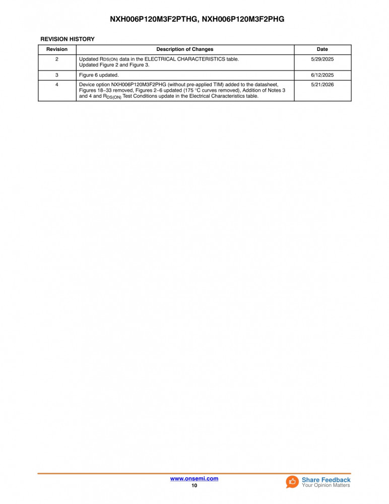 NXH006P120M3F2PTHG datasheet page 10