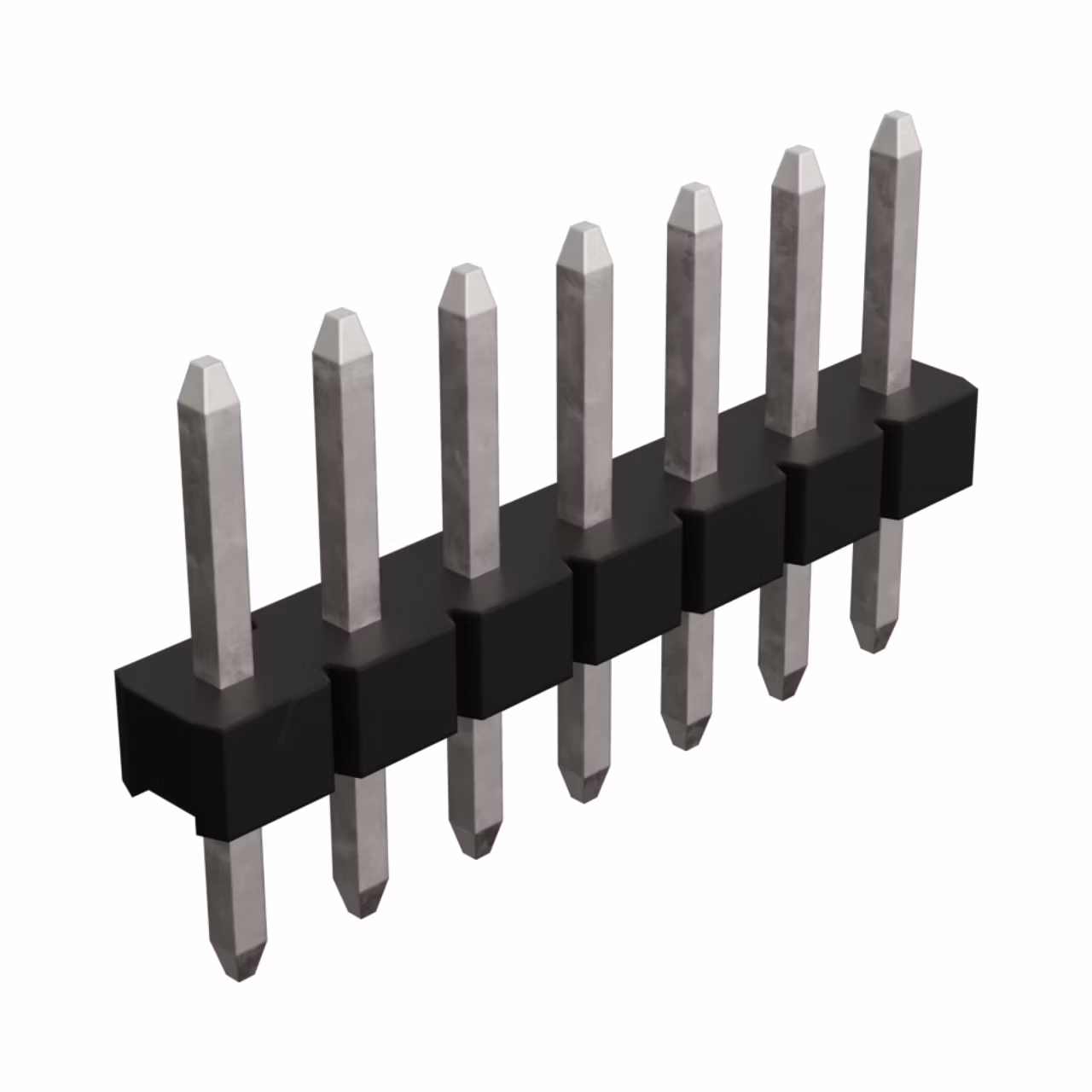 2.00mm Pitch Milli-Grid Header, Vertical, Through Hole, Breakaway, 7 Circuits, 2.50µm Tin (Sn) Plating, Mating Pin Length 4.00mm, Tail Length 2.70mm, Lead-Free for sale