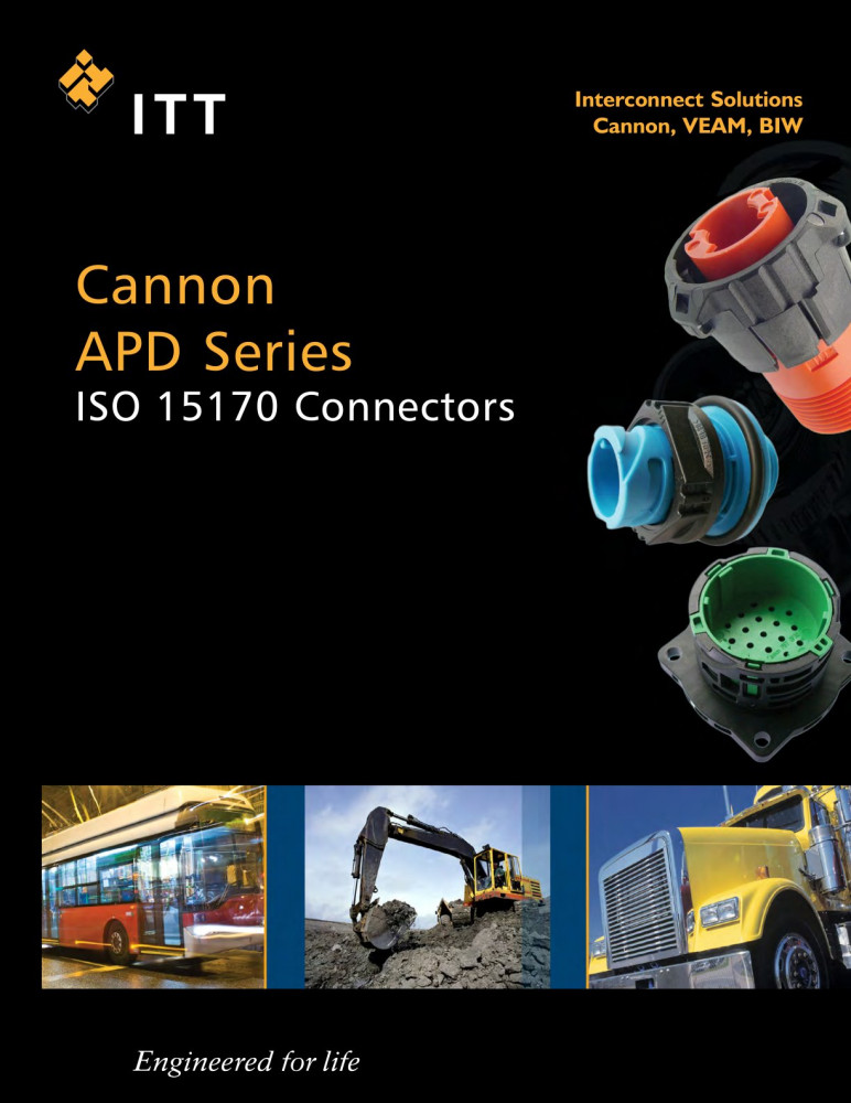 ITT CANNON APD technical document page 1