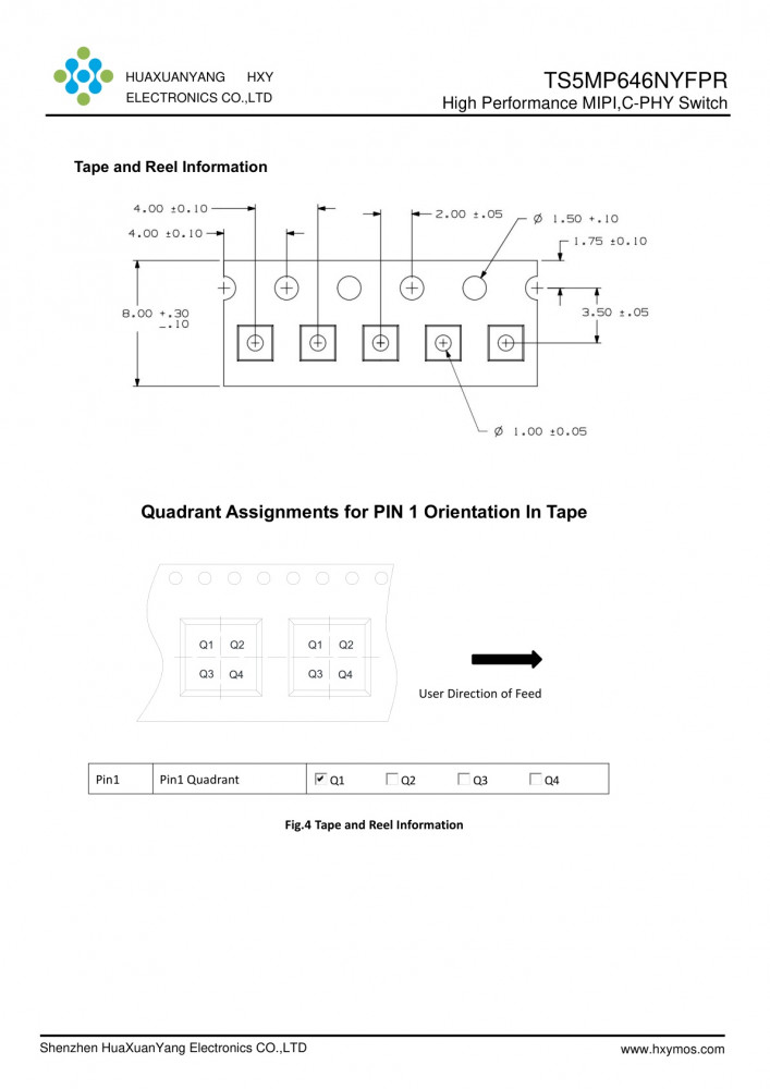 TS5MP646NYFPR-HXY datasheet page 8