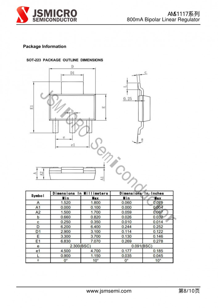 AMS1117-3.3V datasheet page 8