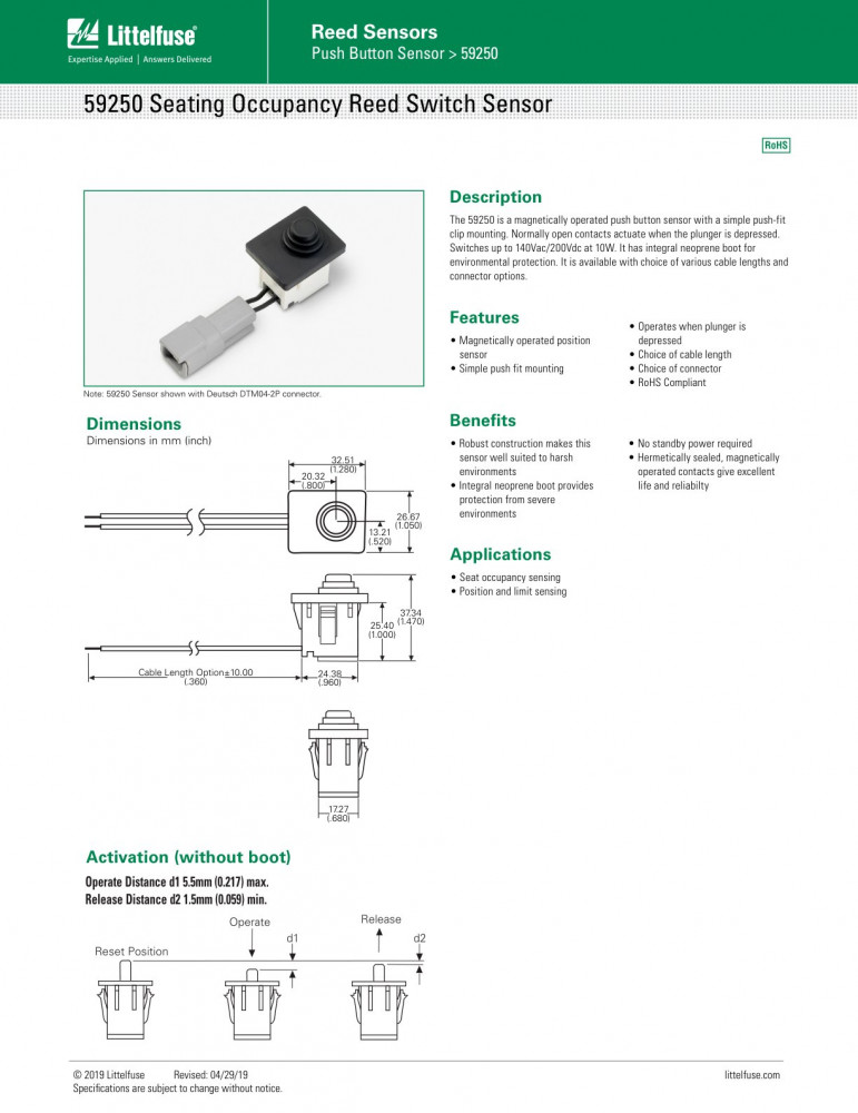 59250 product specification page 1