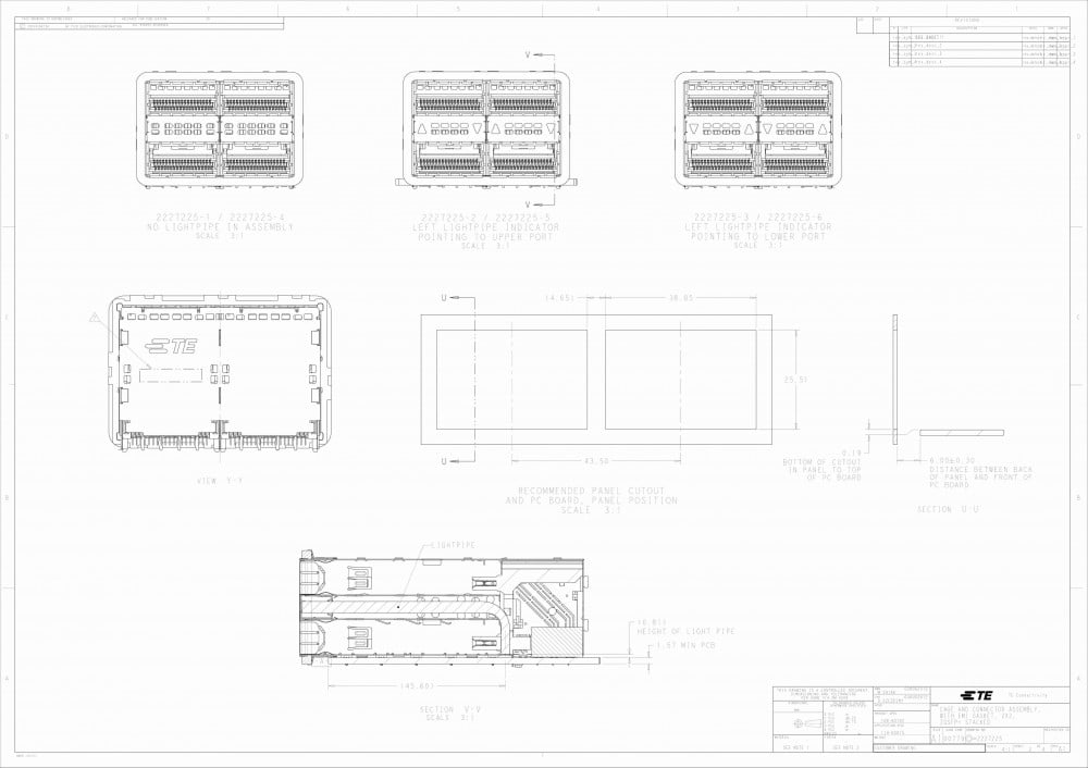 TE Connectivity 2227225-1 drawing page 2