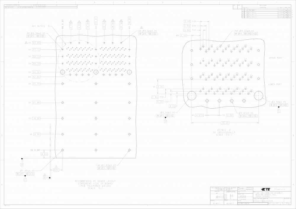 TE Connectivity 2227225-1 drawing page 3