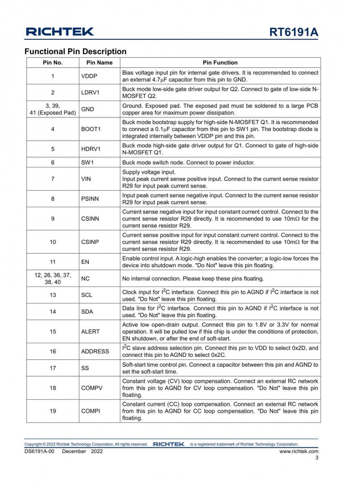 RT6191A document preview, page 3