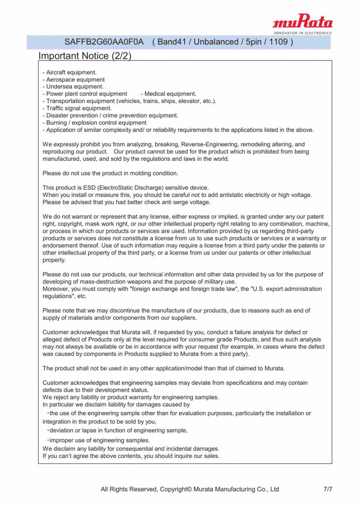 SAFFB2G60AA0F0AR1X datasheet page 8