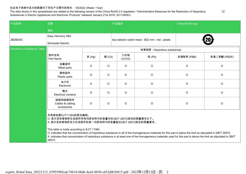 ZB2-BG4C technical document page 2