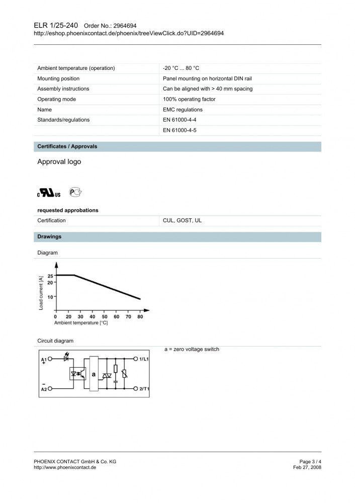Phoenix Contact 2964694 technical document page 3