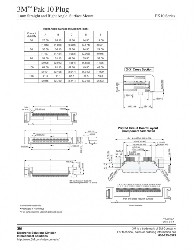 3M PK10 series technical document page 3