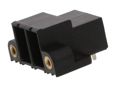 12.00mm Pitch Beau EuroMax Horizontal Plug, with Retention Screws, 4 Circuits, Optional Imprinting