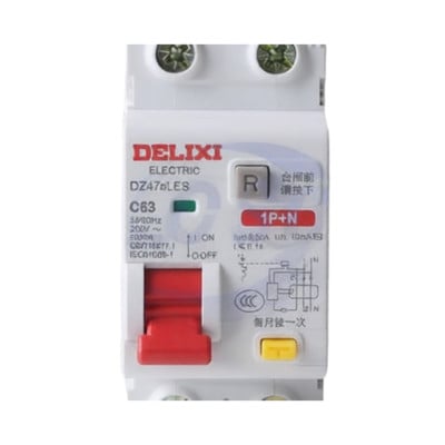 Delixi Electric DZ47SLEN6D63 Miniature Residual Current Circuit Breaker