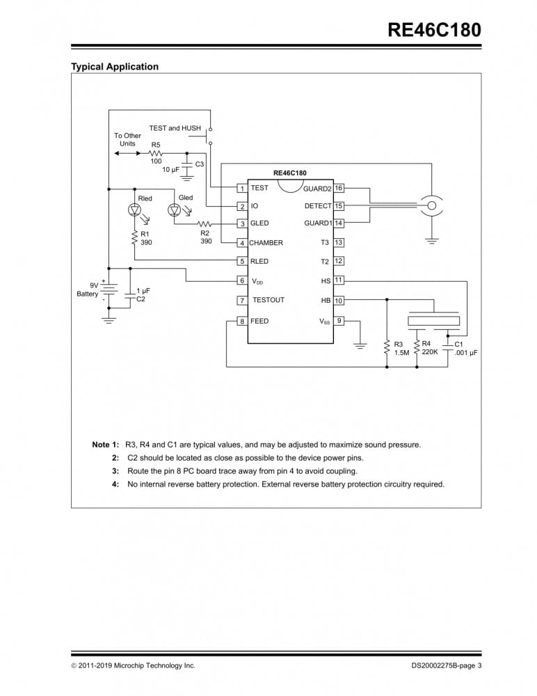 RE46C180S16F technical document page 3