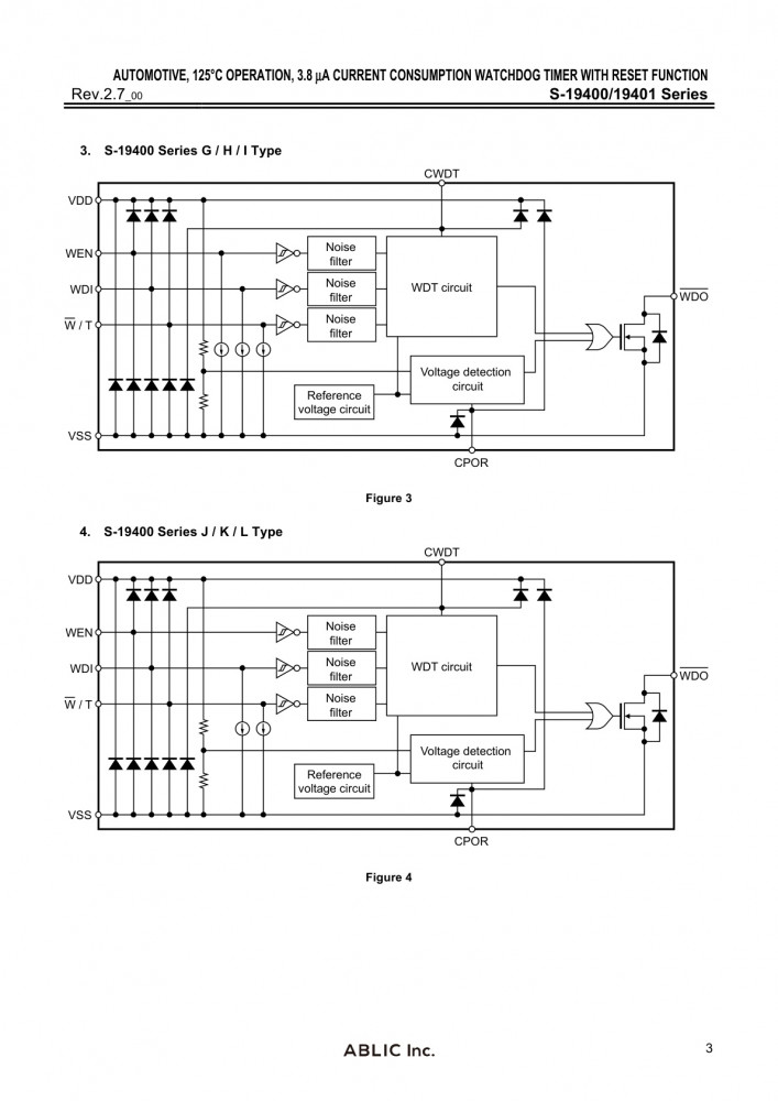 S-19400/19401 datasheet page 3