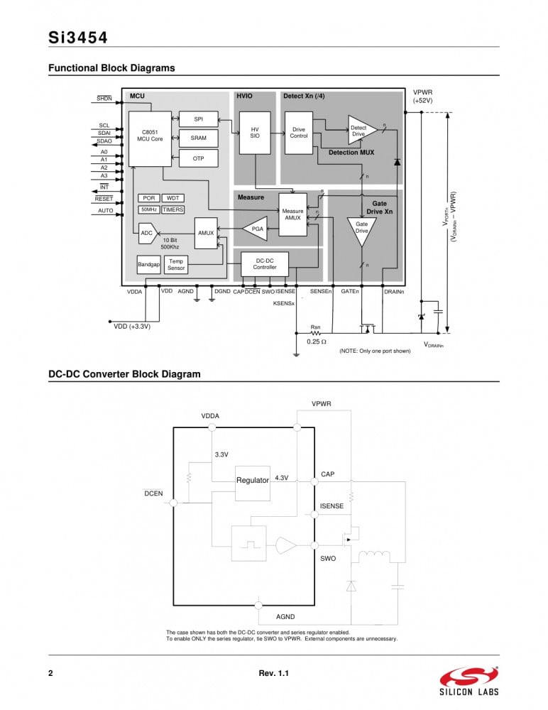 SI3454 datasheet page 2