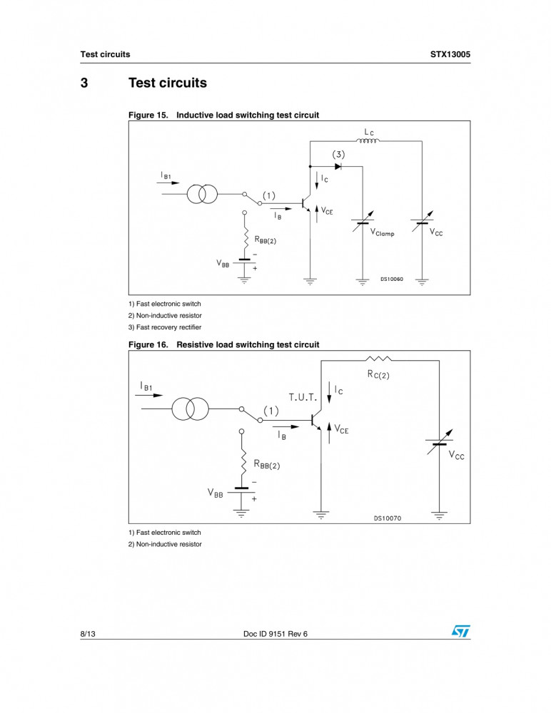 STX13005 datasheet page 8