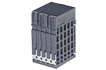 Impact 100 Ohm 5 Pair Mezzanine Receptacle, 40mm Stack Height, Unguided,  12 Columns, 180 Circuits, Plated Through Hole Dimension 0.39mm, Lead-Free