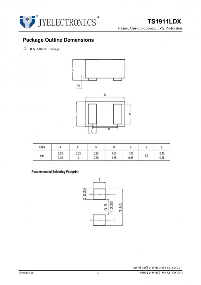 TS1911LDX datasheet page 3