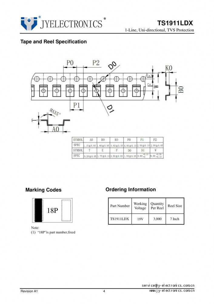 TS1911LDX datasheet page 4