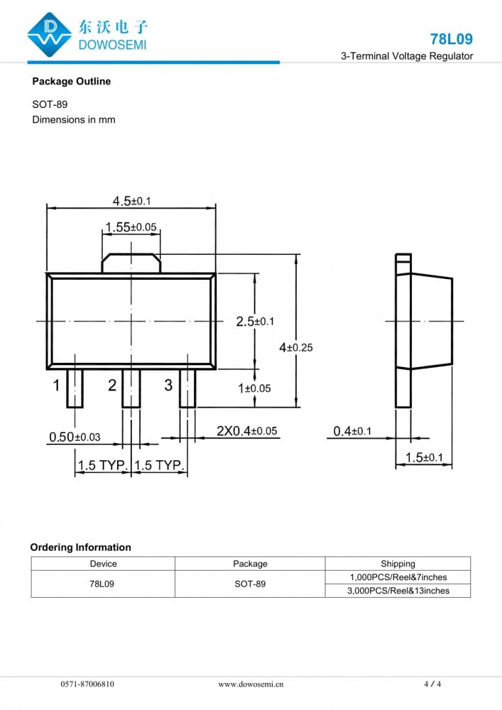 78L09 datasheet page 4