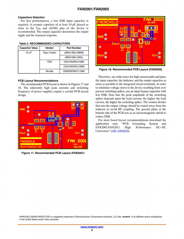 FAN2001 datasheet page 9