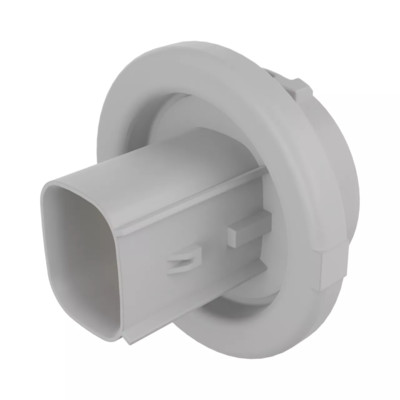 MX150 Male Connector Assembly, Bulkhead Twist-Lock, Mat-Sealed Compatible, Dual Row, 8 Circuits, Keying Option D, Stone Gray for sale