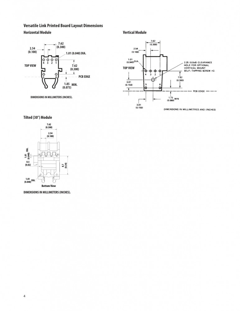 AFBR-1644Z datasheet page 4