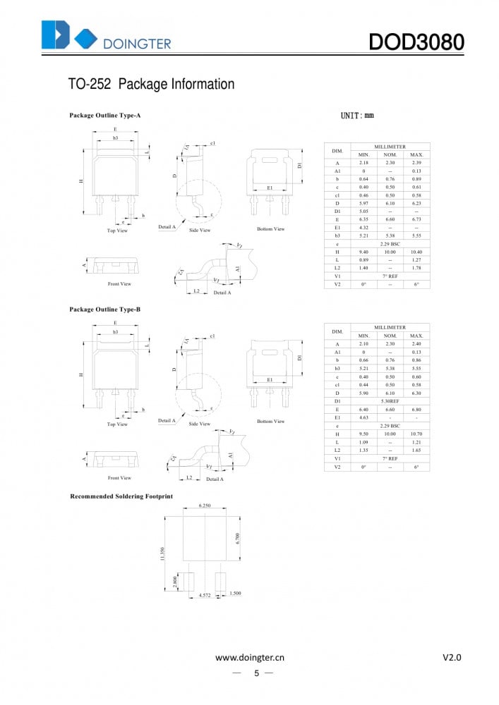 DOD3080 datasheet page 5