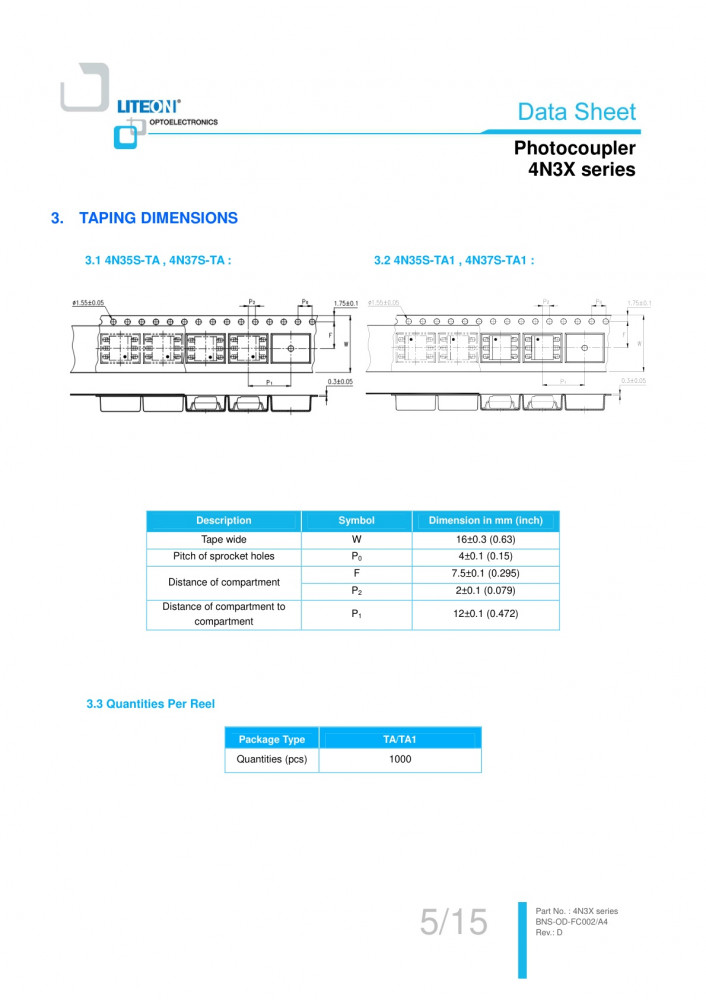 4N37S datasheet page 6