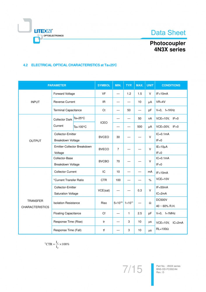 4N37S datasheet page 8