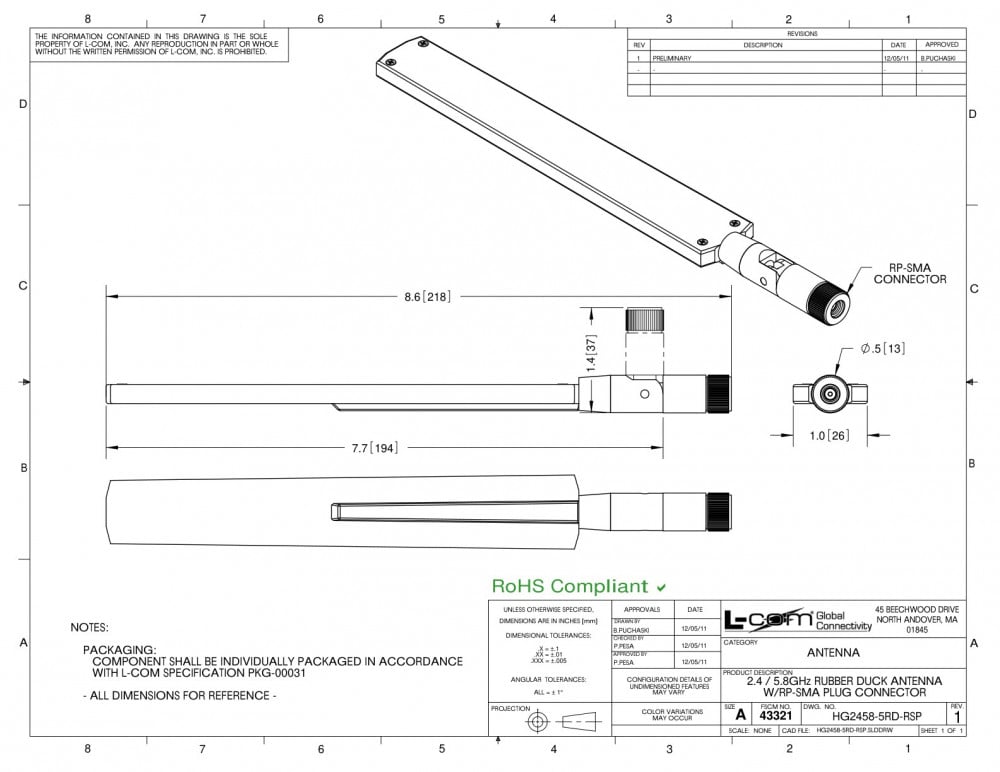 HG2458MGRD drawing sheet 2
