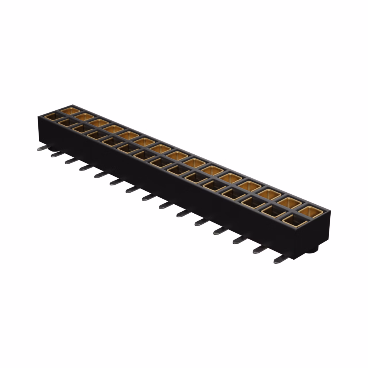 2.00mm Pitch Milli-Grid Receptacle, Surface Mount, Bottom Entry, 0.13µm Gold (Au) Plating, 30 Circuits, with Peg, Tube, Lead-Free for sale