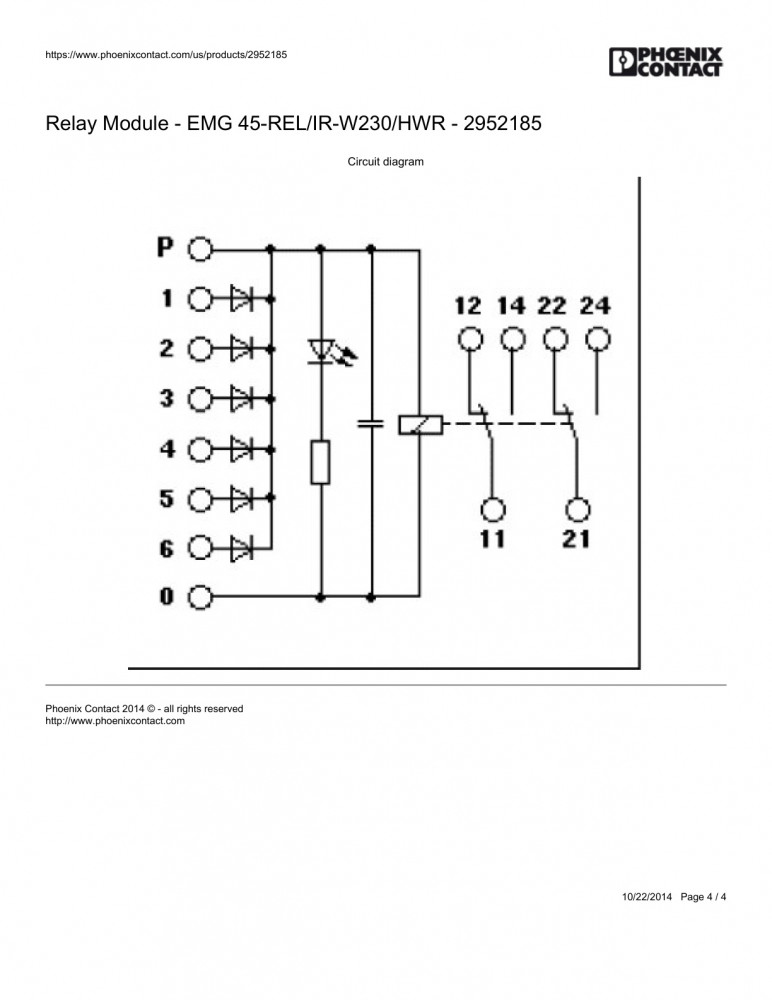 Phoenix Contact 2952185 technical document page 4