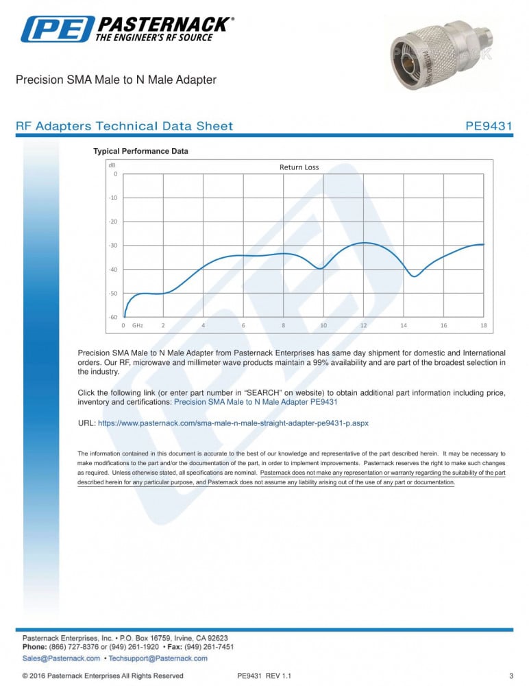 PE9431 technical document page 3