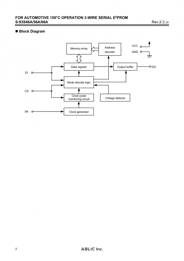 S-93S46A/56A/66A datasheet page 2