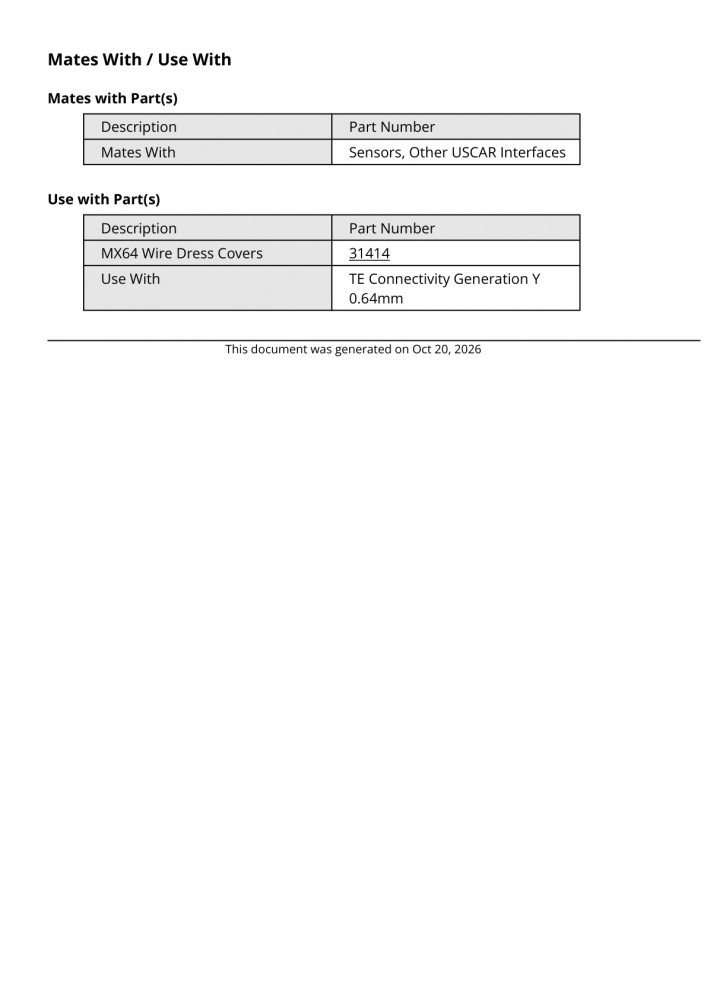 MOLEX 314049542 technical document image, page 3