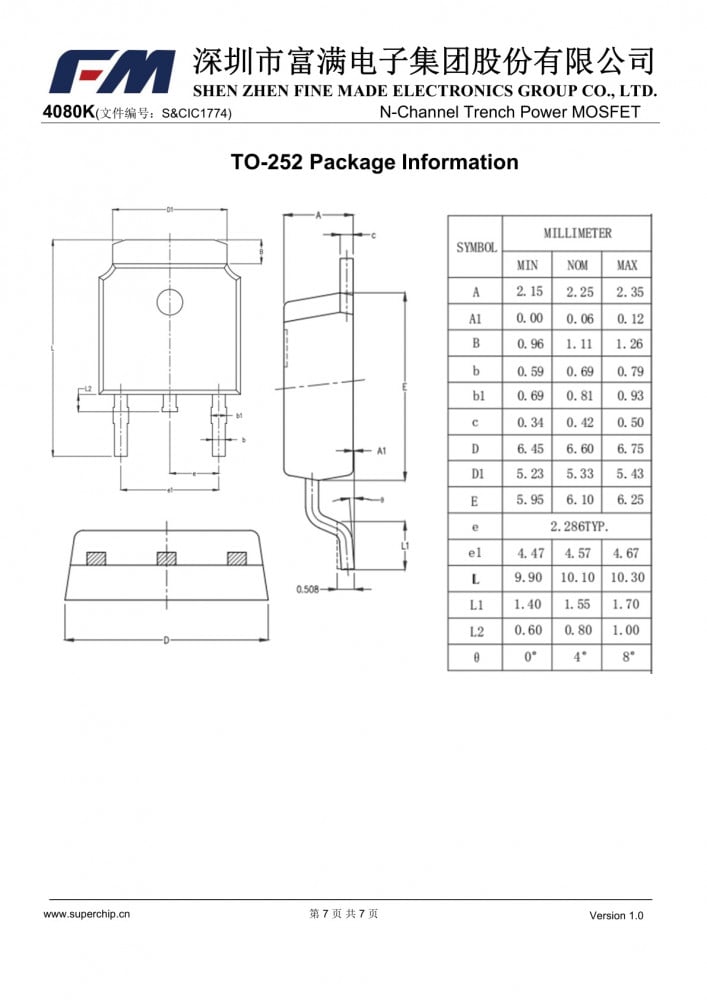 FM 4080K datasheet page 7