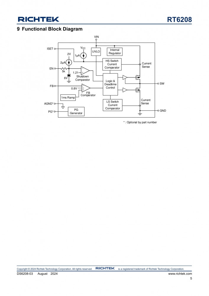 RT6208 technical document page 5